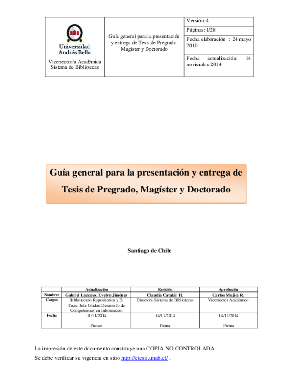 (PDF) Santiago de Chile Guía general para la presentación y entrega de ...