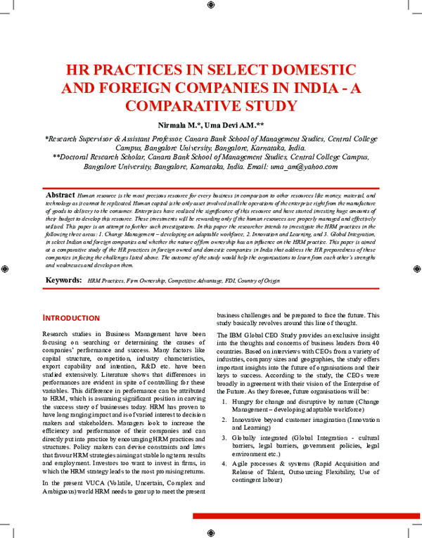 PDF HR Practices In Select Domestic And Foreign Companies In India A Comparative Study pdf pdf-hr-practices-in-select-domestic-and-foreign-companies-in-india-a-comparative-study-pdf