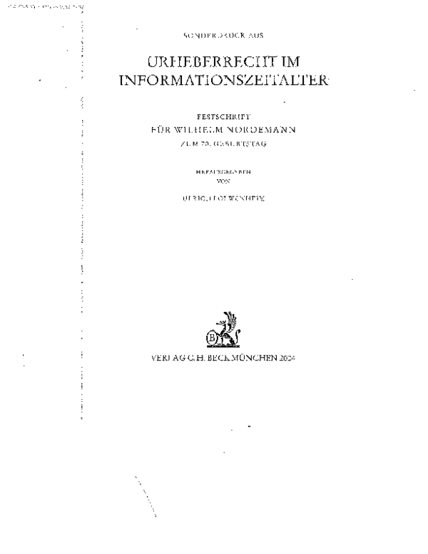 (PDF) Copyright Contracts in Canada: the Quebec Perspective