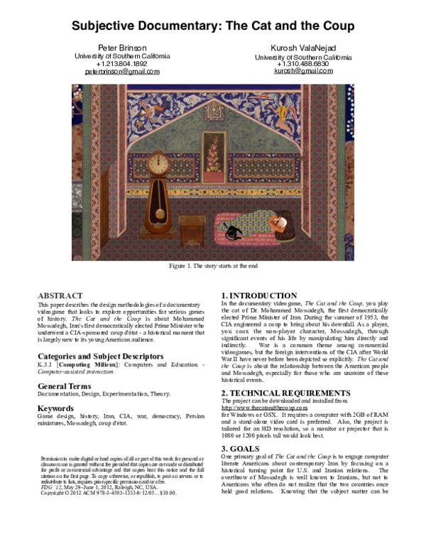 (PDF) Subjective Documentary