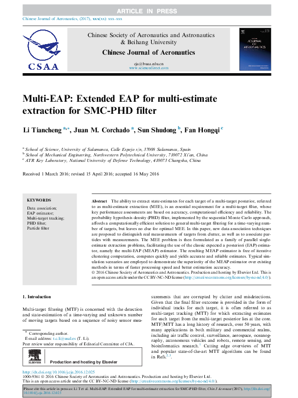 (PDF) Multi-EAP: Extended EAP for multi-estimate extraction for SMC-PHD ...