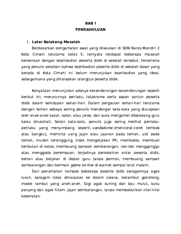 (DOC) Contoh Proposal