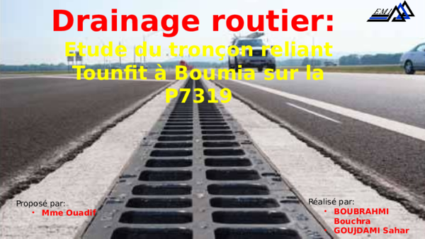 (PPT) Drainage routier