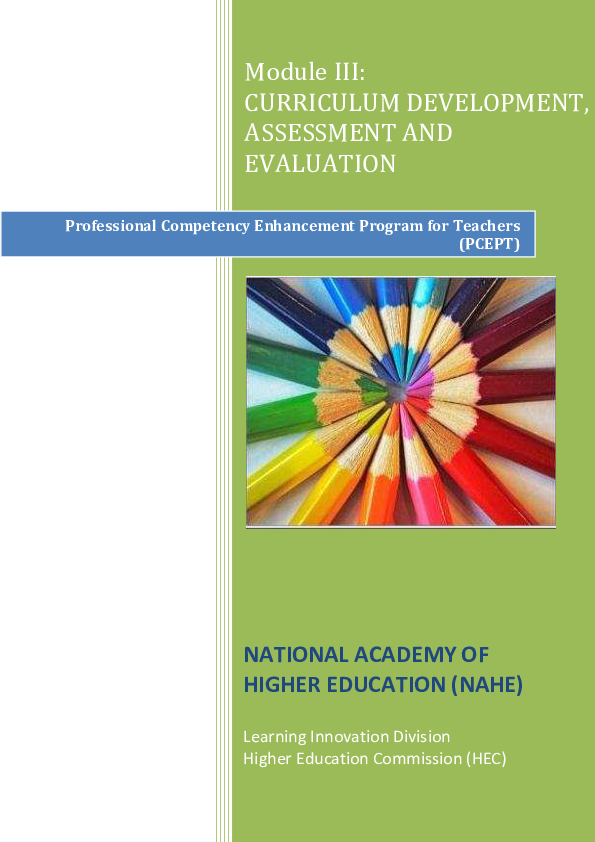 (PDF) Teacher Education and Development Program (TEDP) – National ...