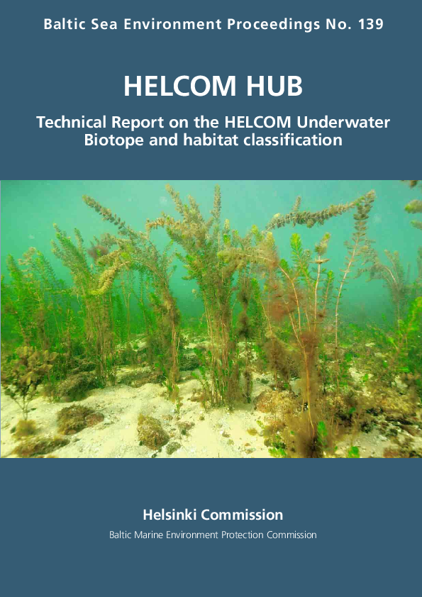 (PDF) HELCOM HUB Technical Report on the HELCOM Underwater Biotope and habitat classifi cation