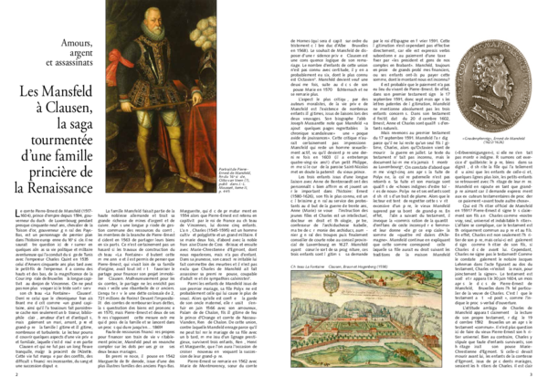 (PDF) Les Mansfeld à Clausen, la saga tourmentée d'une famille ...