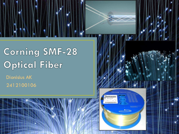 (PDF) Review FIber Optic - Corning SMF-28 Optical Fiber