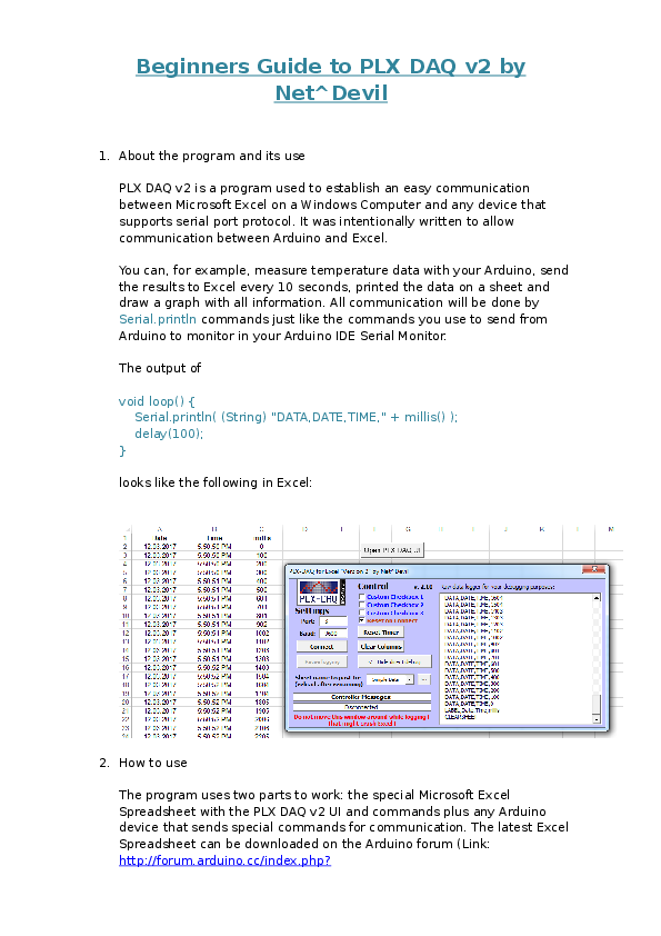 Doc Beginners Guide To Plx Daq V2 By Netdevil Maria Miñano