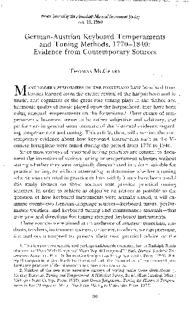 (PDF) German-Austrian Keyboard Temperaments and Tuning Methods, 1770 ...