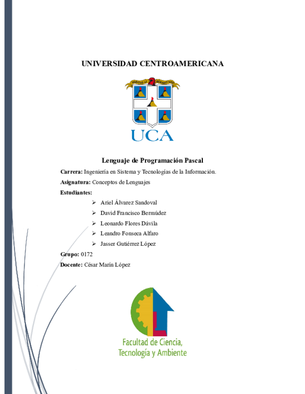 (DOC) Lenguaje de Programación Pascal