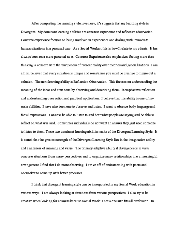 (PDF) Learning style paper
