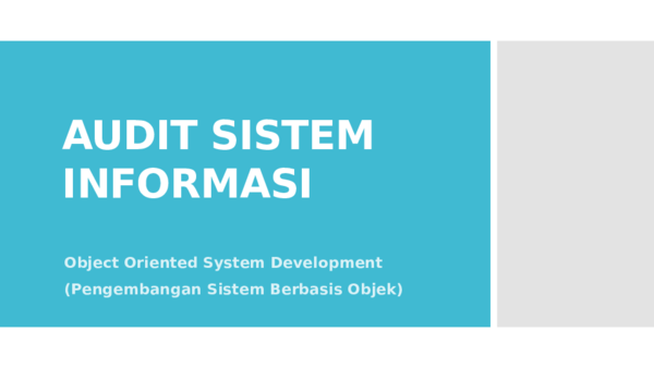 (PPT) Presentasi Tugas 3 Audit Sistem Informasi.pptx