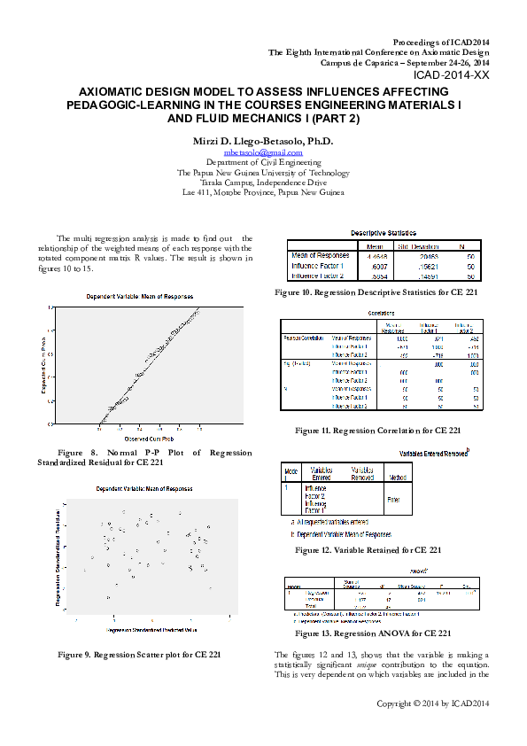 (PDF) Part 2-Axiomatic Design to Assess Influences Affecting Pedagogic ...
