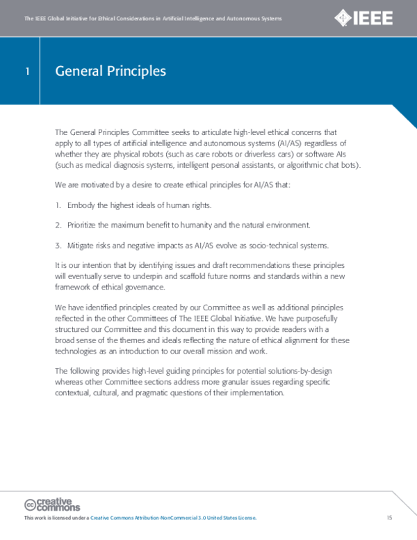 (PDF) General Principles The IEEE Global Initiative for Ethical ...