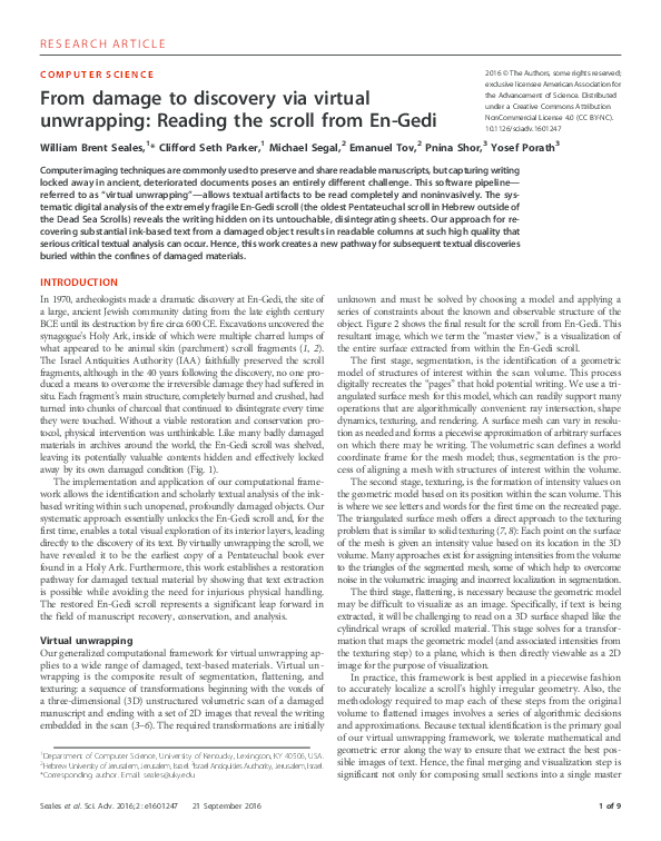 (PDF) 306. With W. B. Seales, C. S. Parker, M, Segal, P. Shor and Y ...