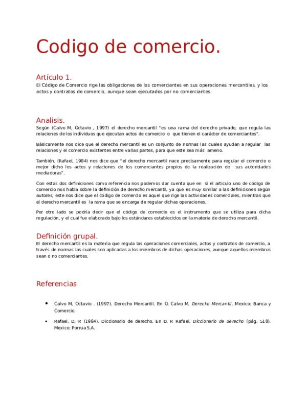 (DOC) Codigo de comercio