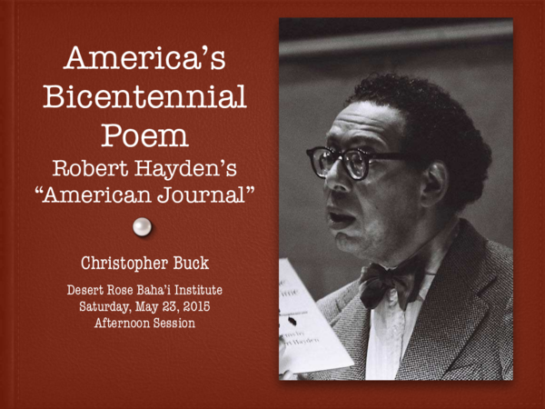 (PDF) “America’s Bicentennial Poem: Robert Hayden’s ‘American Journal ...