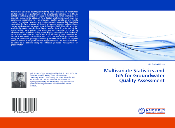 Pdf Multivariate Statistics And Gis For Groundwater Quality Assessment