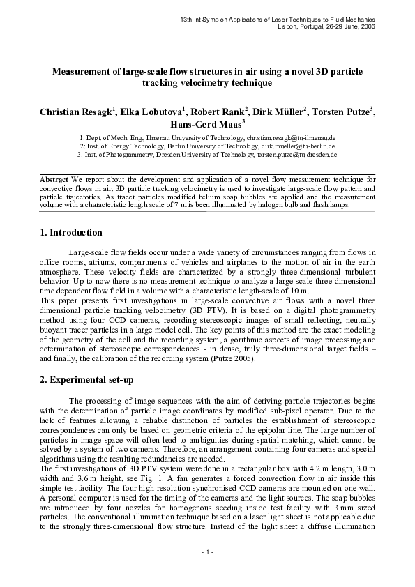 (PDF) On-site airflow measurement of a laboratory fume hood using ...