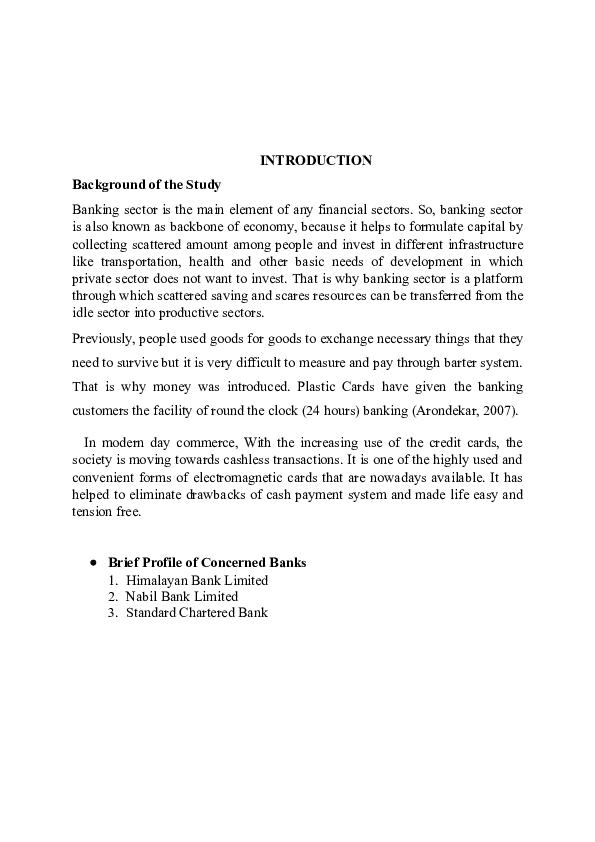 (DOC) INTRODUCTION Background of the Study