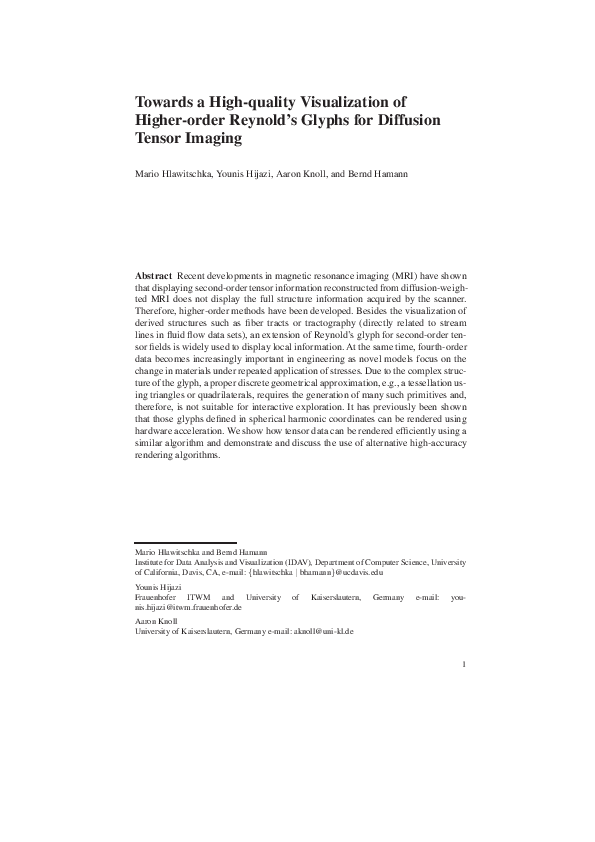 (PDF) Towards a High-quality Visualization of Higher-order Reynold’s Glyphs for Diffusion Tensor ...