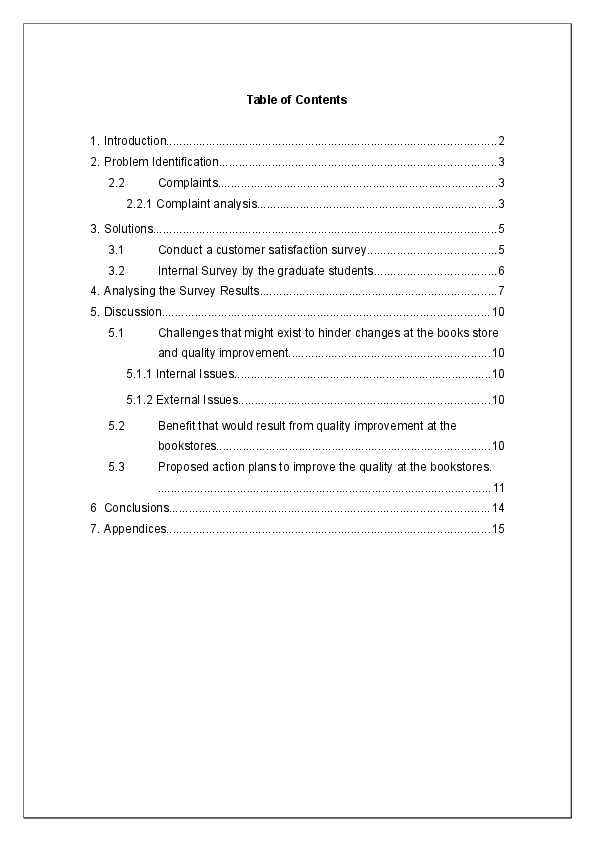 (DOC) CASE STUDY: QUALITY PROBLEMS AT THE TECH SERVICES BOOKSTORES - by ...