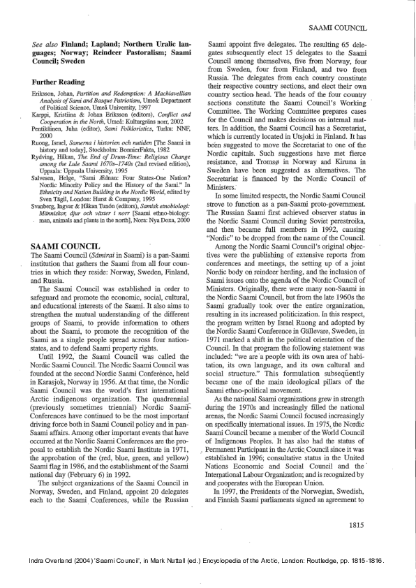 (PDF) Saami Council | Indra Overland - Academia.edu
