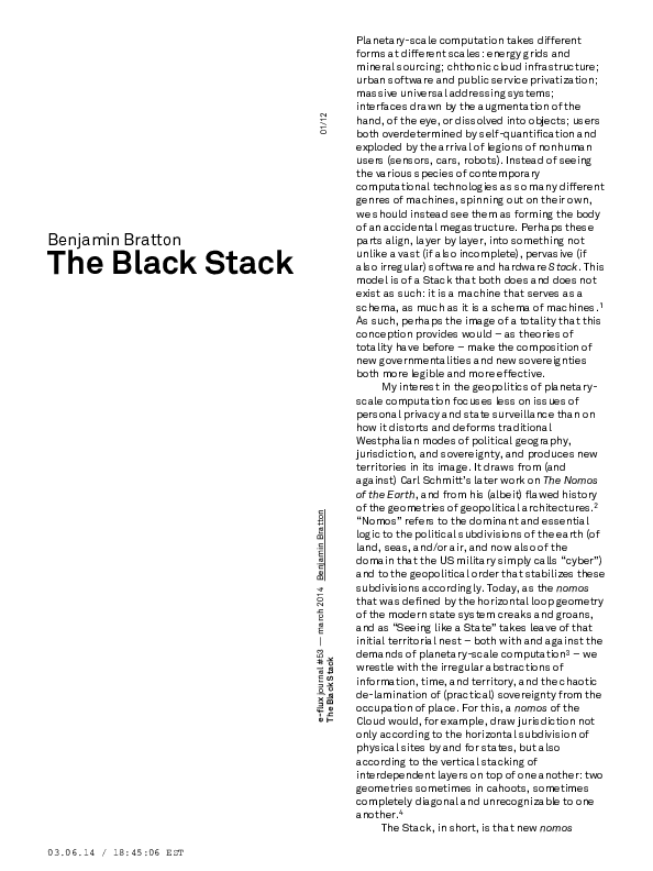 (PDF) The Black Stack