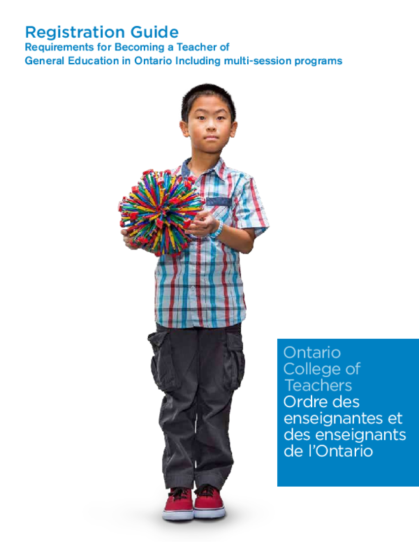 (PDF) Registration Guide Requirements for Becoming a Teacher of General ...