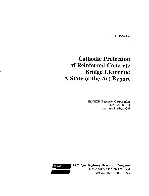 (PDF) Cathodic Protection of Reinforced Concrete Bridge Elements: A ...
