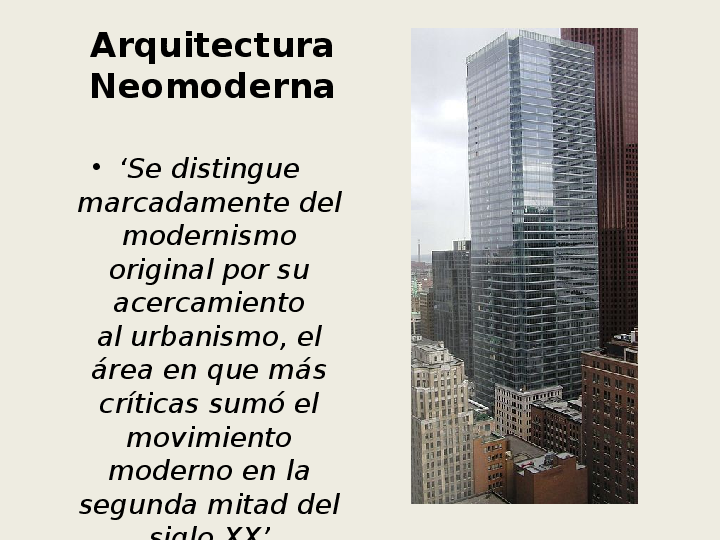 (PPT) Arquitectura Neomoderna