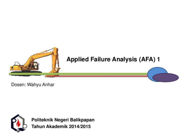 (PDF) Applied Failure Analysis (AFA) 1