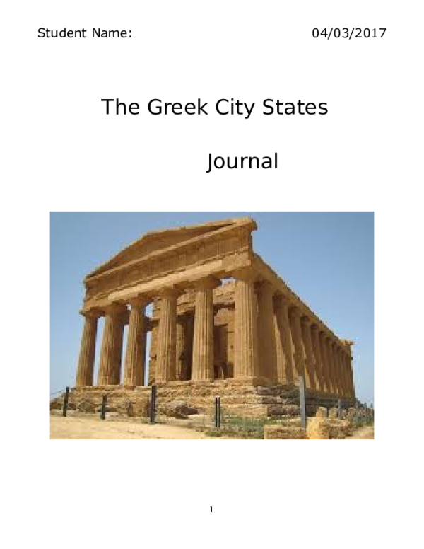 (DOC) Ancient Greek Journal