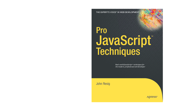 (PDF) PRO JAVASCRIPT TECHNIQUES JOHN RESIG APRESS | Leandro Ferreira ...