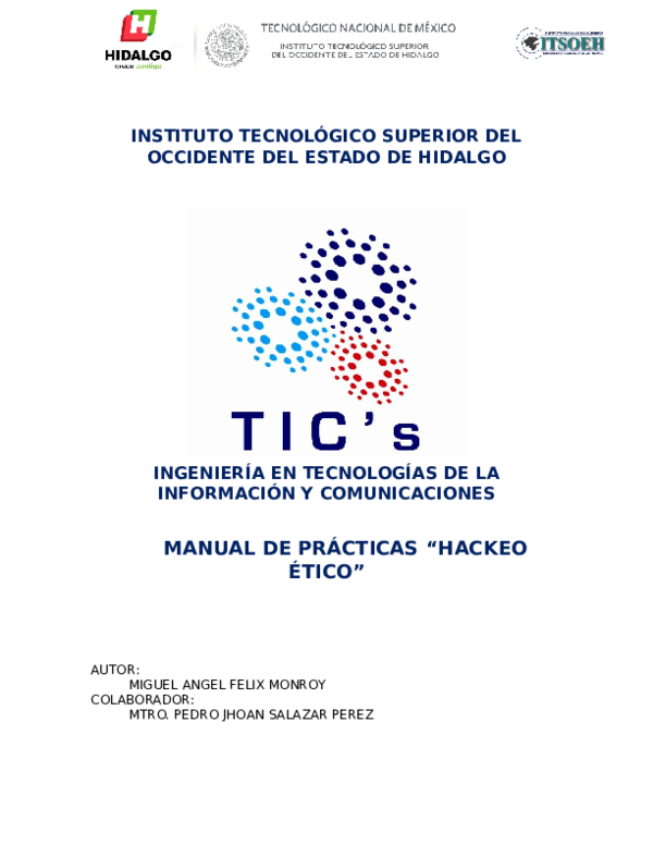 (DOC) INSTITUTO TECNOLÓGICO SUPERIOR DEL OCCIDENTE DEL ESTADO DE HIDALGO