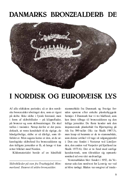 (PDF) Danmarks bronzealderbåde i nordisk og europæisk lys