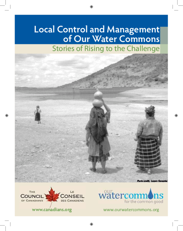 (PDF) Local Control and Management of Our Water Commons