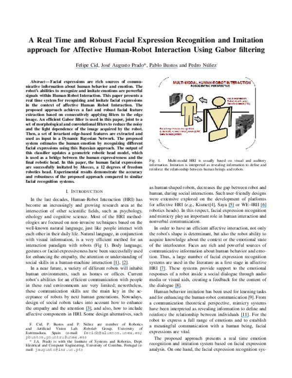 (PDF) A real time and robust facial expression recognition and ...