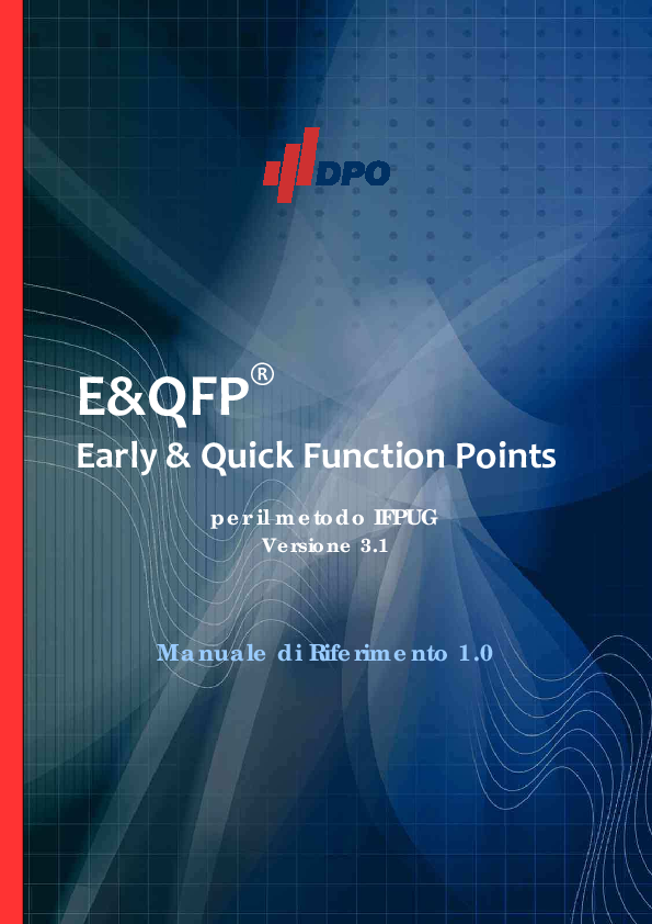 (PDF) E&QFP ® Early & Quick Function Points per il metodo IFPUG Manuale ...