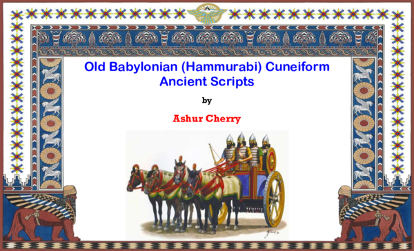 (PDF) Old Babylonian (Hammurabi) Cuneiform: Ancient Scripts [English]