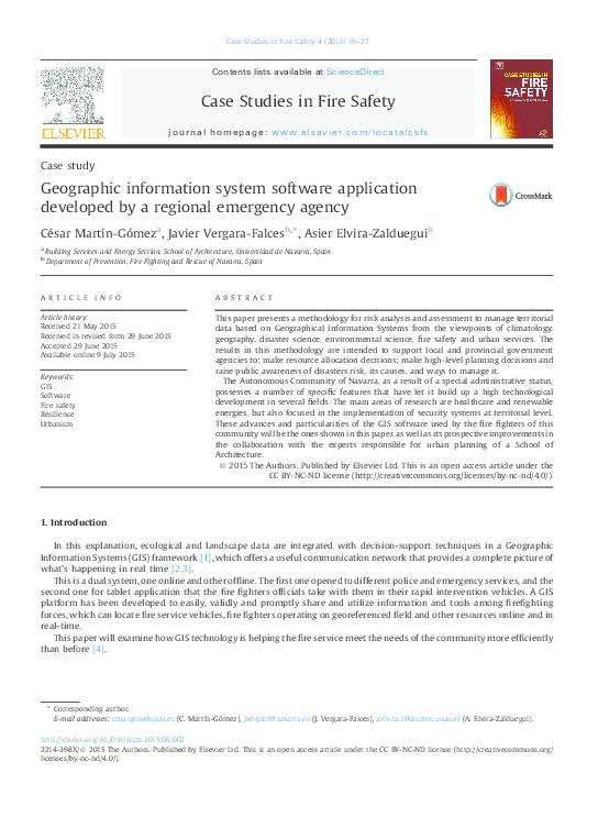 (PDF) Geographic information system software application developed by a ...