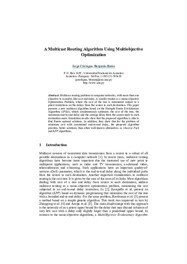 Pdf Tabooqmr A Taboo Based Search Algorithm Improving Mamcra For Multicast Routing Adel Ben