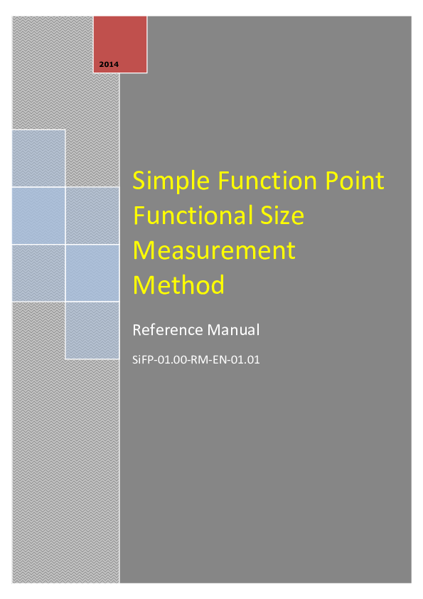 Pdf Simple Function Point Functional Size Measurement Method