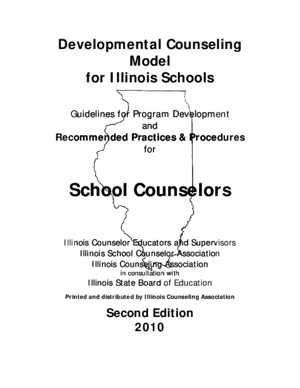 (PDF) Developmental Counseling Model for Illinois Schools Guidelines ...