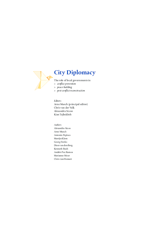 (PDF) City Diplomacy