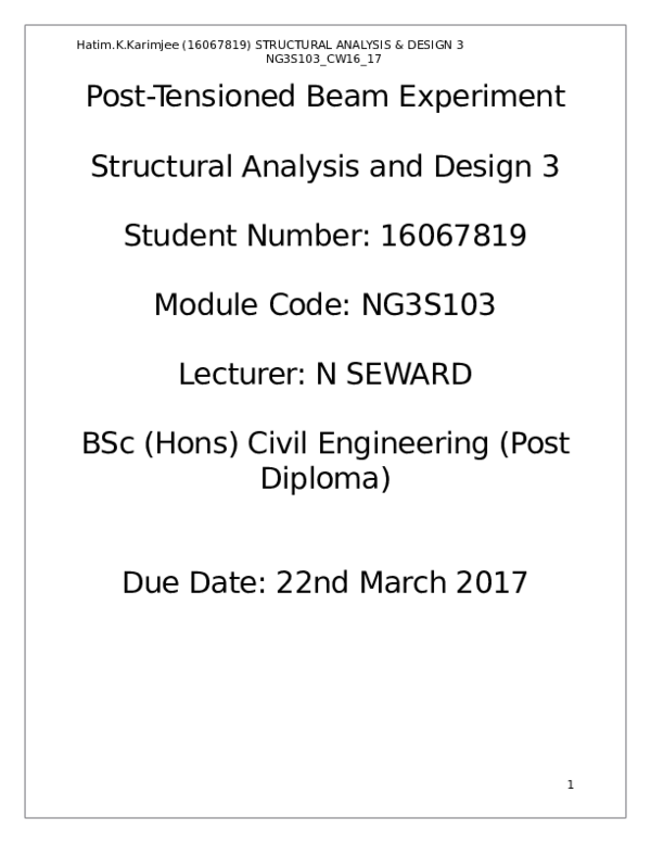 (DOC) Hatim.K.Karimjee NG3S | Hatim Karimjee - Academia.edu