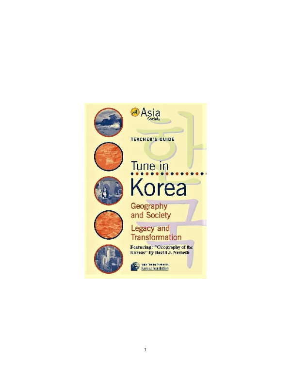 (PDF) The Geography of the Koreas
