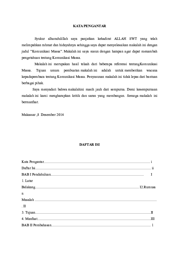 (DOC) Makalah komunikasi massa