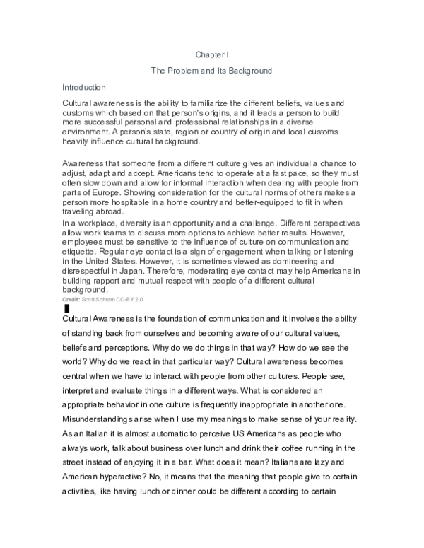 (DOC) Chapter I The Problem and Its Background