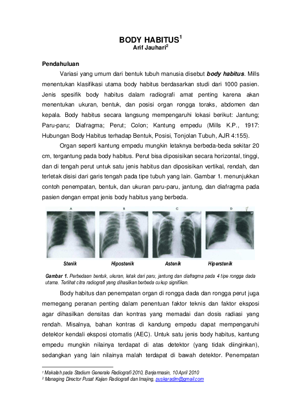 (PDF) BODY HABITUS